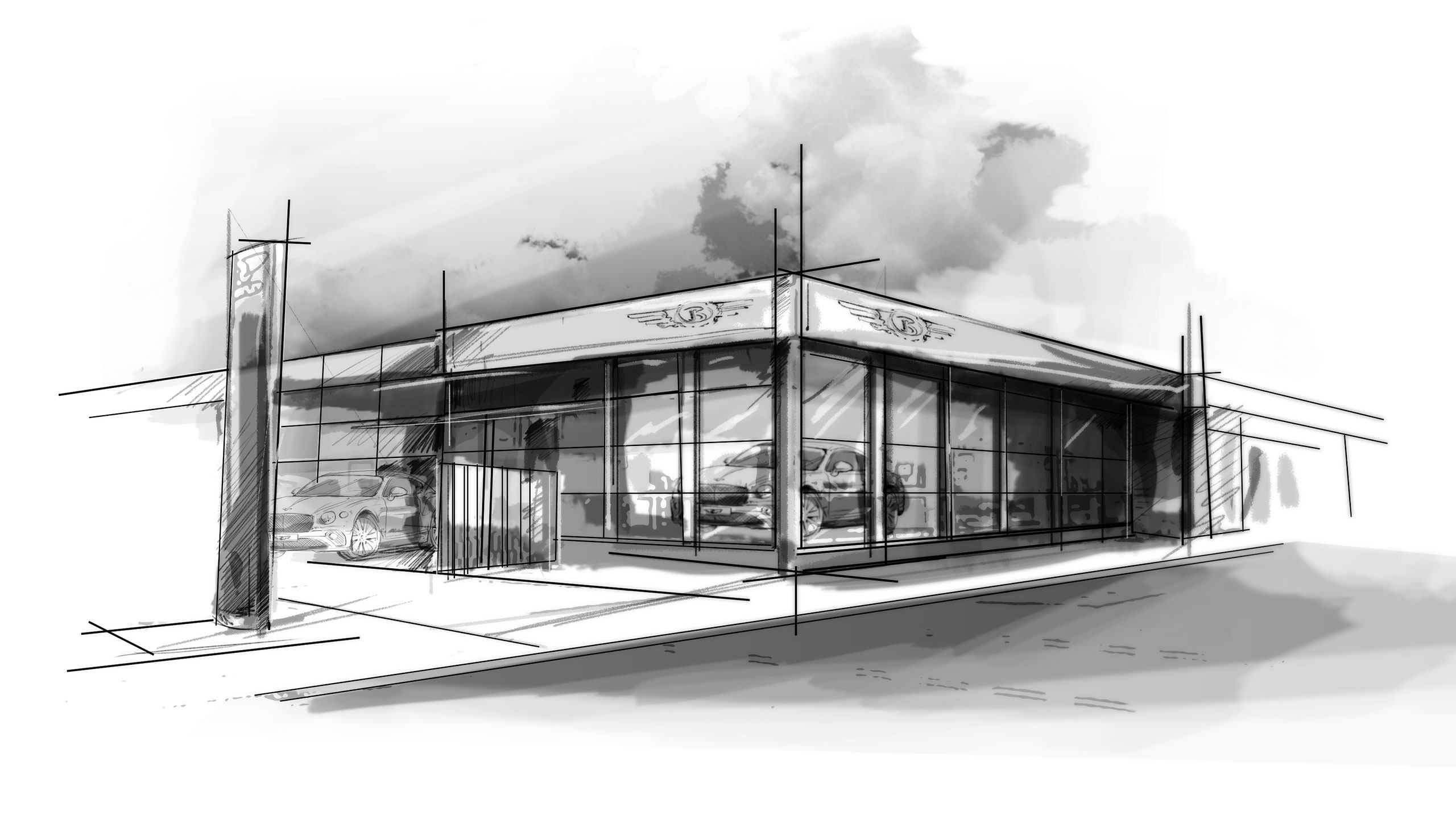 ROC DESIGN designt für Bentley Frankfurt einen neuen Showroom